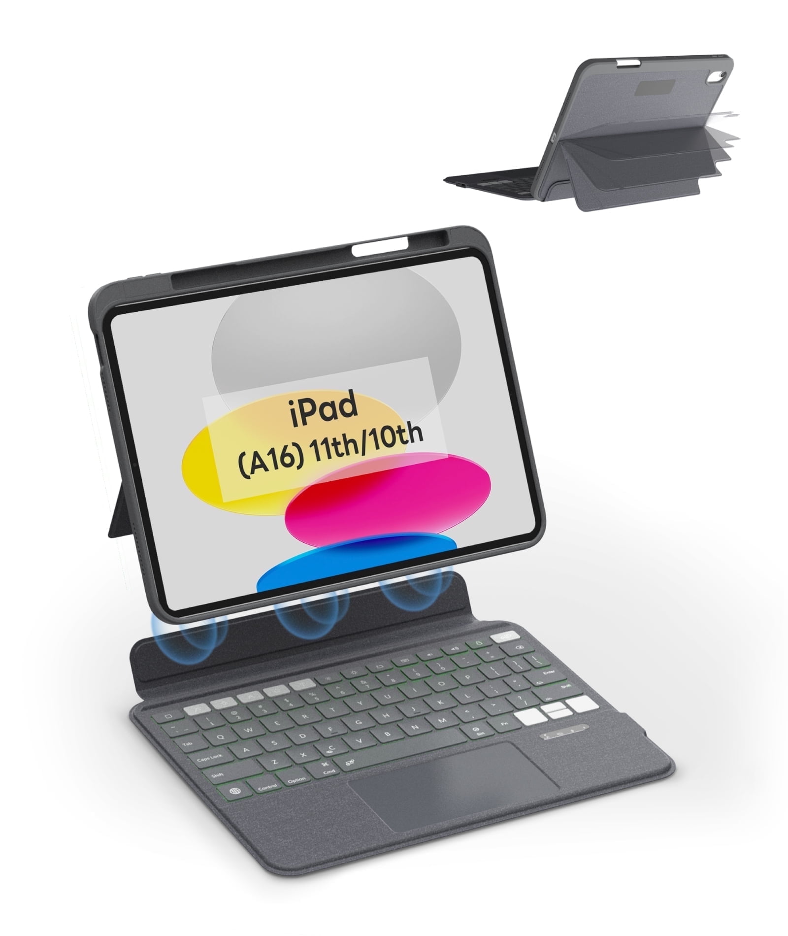 EIP Magnetix Keyboard Case for iPad (A16) 11th/10th Generation (2025/ ...