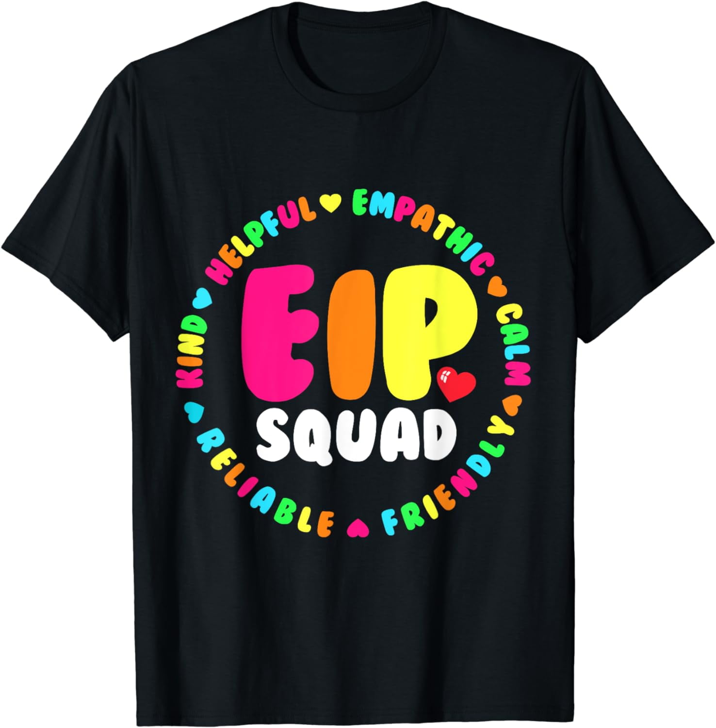 EIP Squad Early Intervention Program Intervention ECSE Team T-Shirt ...