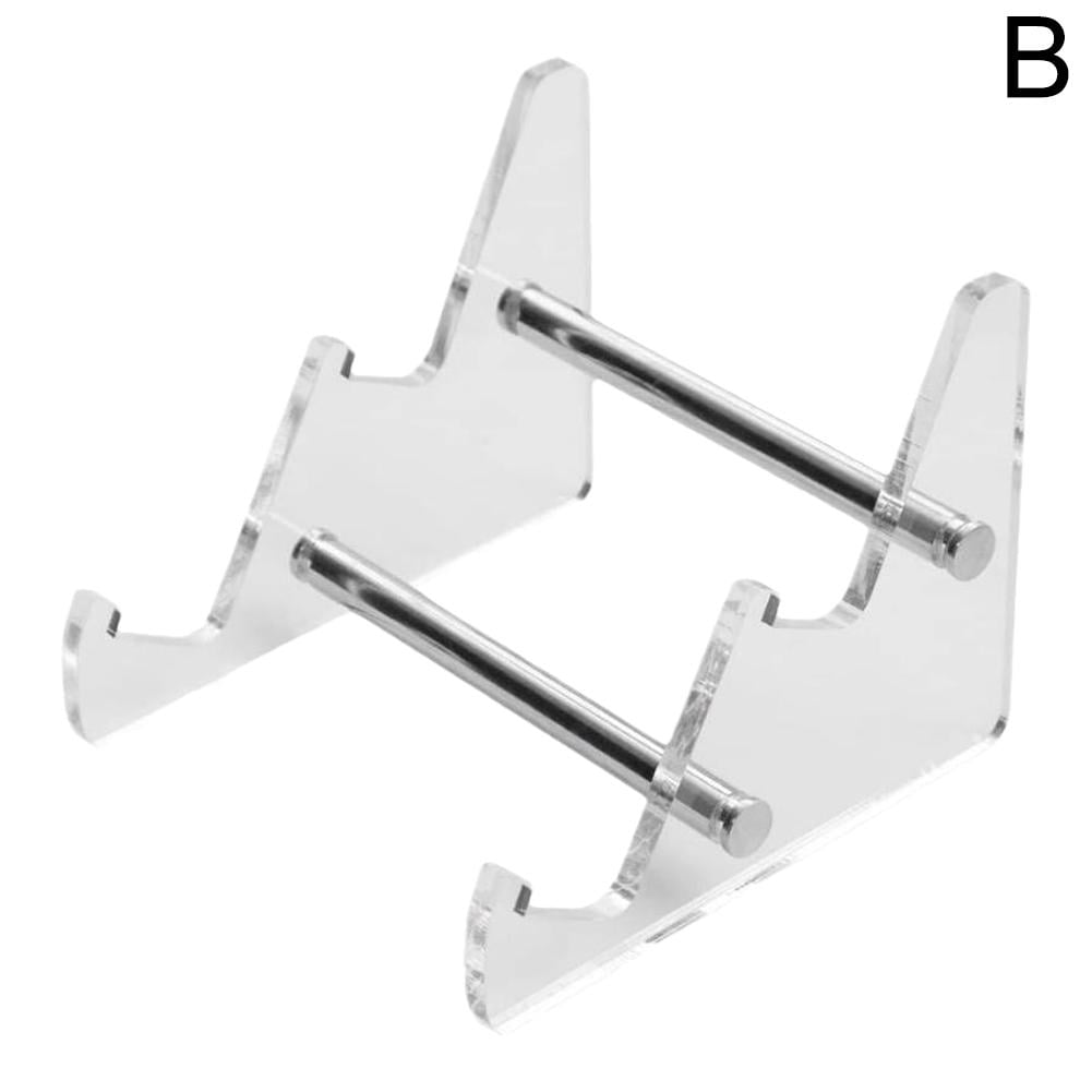 EIRZNGXQ 1/2-Tier Keyboard Display Stand, Clear Acrylic Tablet Stand ...