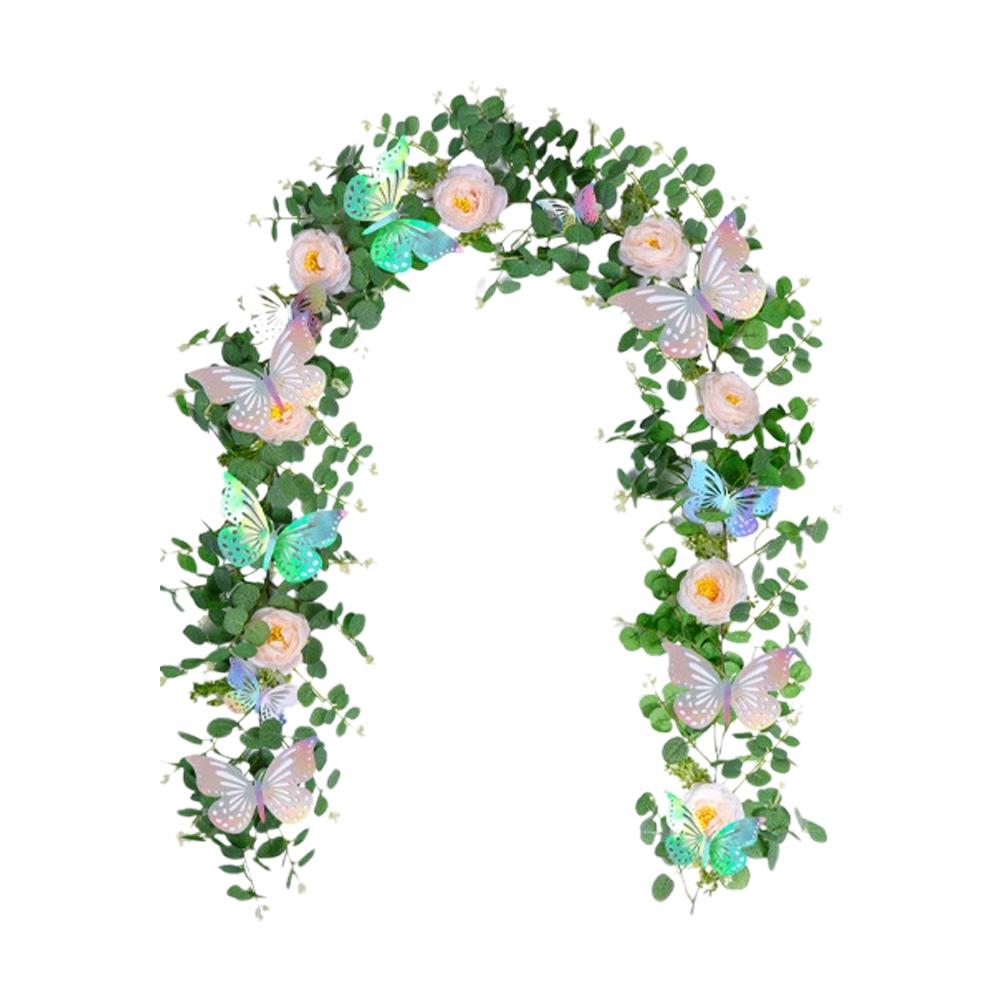 EIRZNGXQ Artificial Ivy Greenery Eucalyptus Spring Garland, 180cm/6ft ...