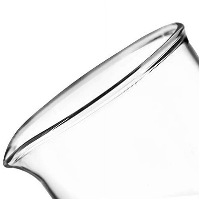 EISCO Beaker, 3000ml - Low Form with Spout - White, 250ml Graduations ...