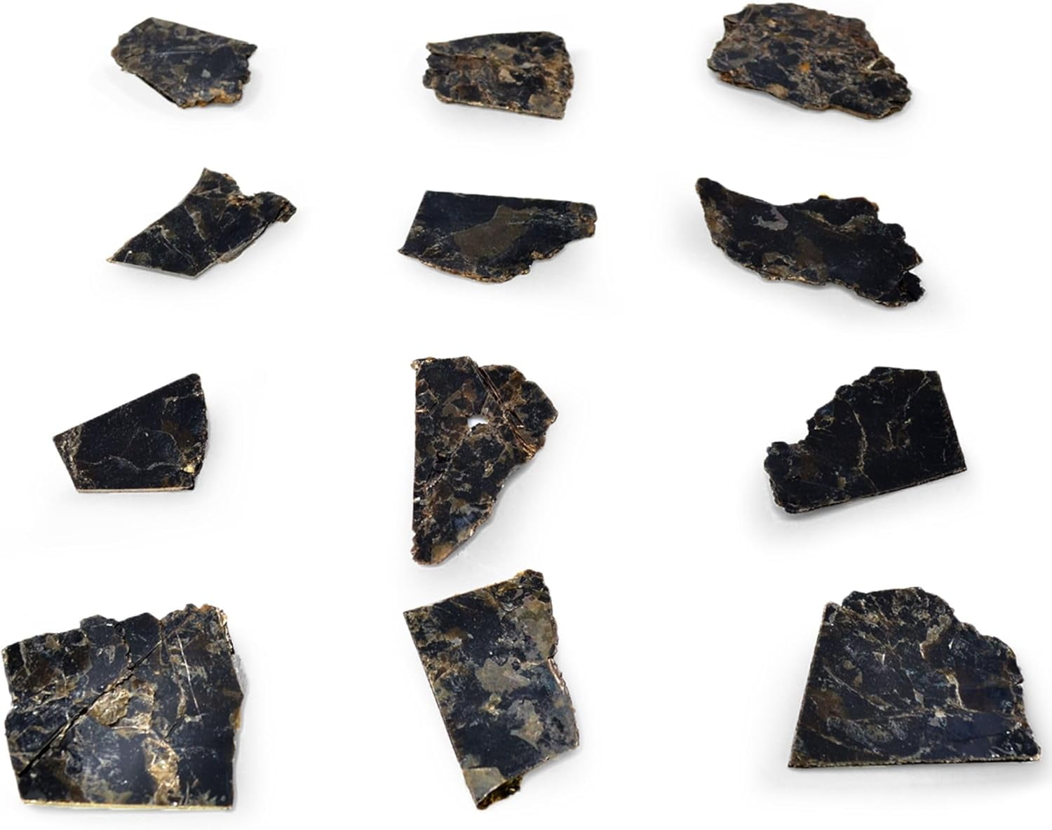 EISCO Biotite Mica Specimen (Mineral), Approx. 1" (3cm) - Pack of 12 ...