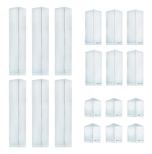 EISCO Equilateral Prisms 18pc Set - 6 Each of 1", 2", & 4" Lengths ...