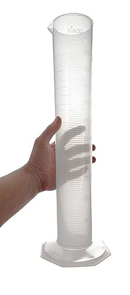 EISCO Graduated Cylinder, 1000mL - Class B Tolerance - Octagonal Base ...