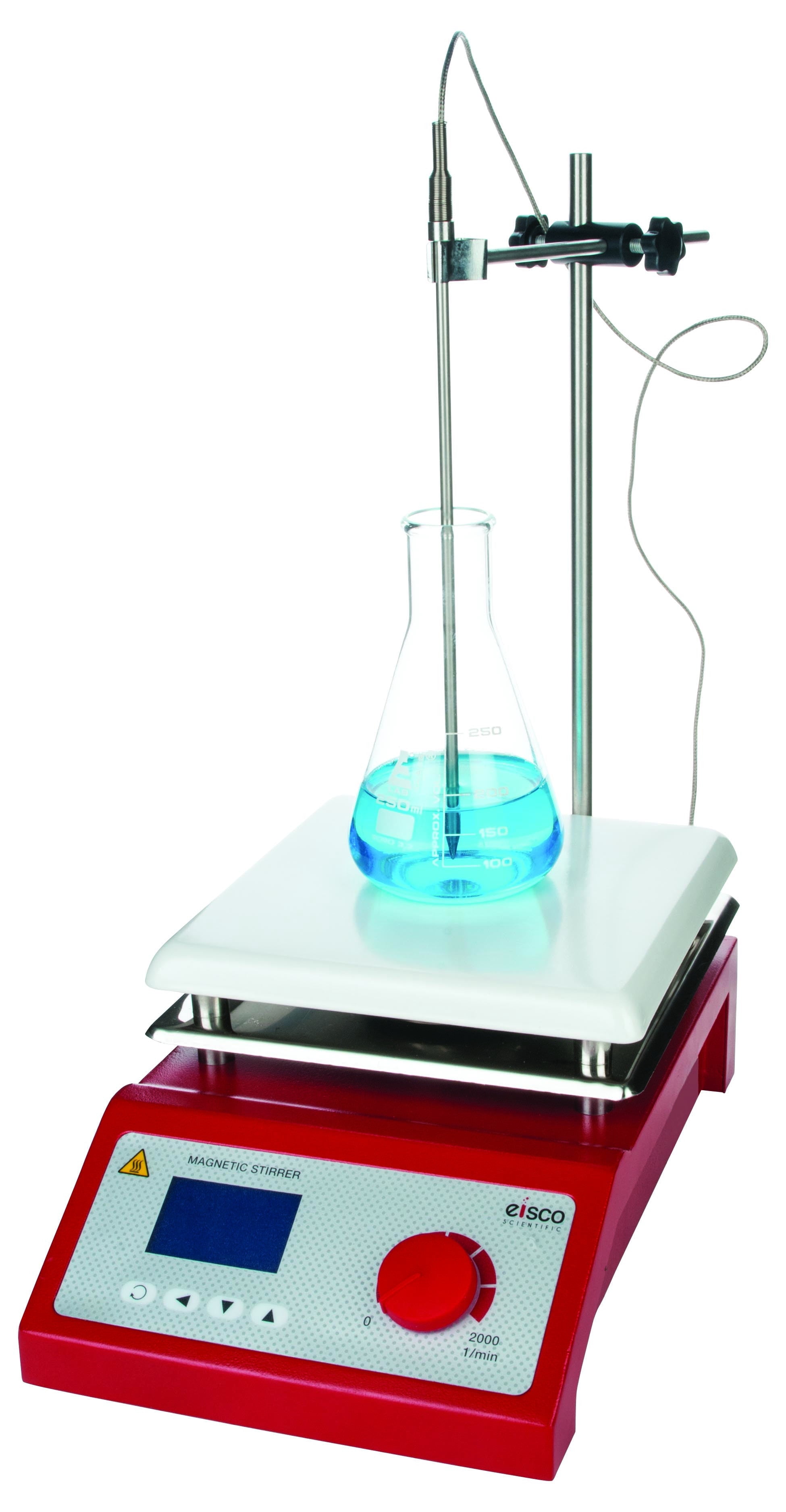 EISCO Magnetic Hotplate Stirrer - 7"x7" Ceramic Top - Digital Display ...