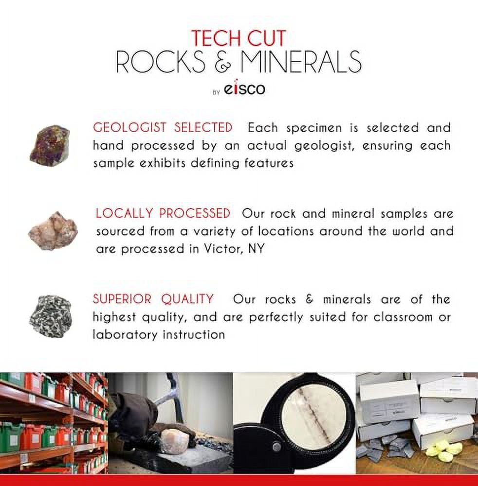 EISCO Moh's Hardness Kit, 12 Pieces - Includes 9 Rock & Mineral ...