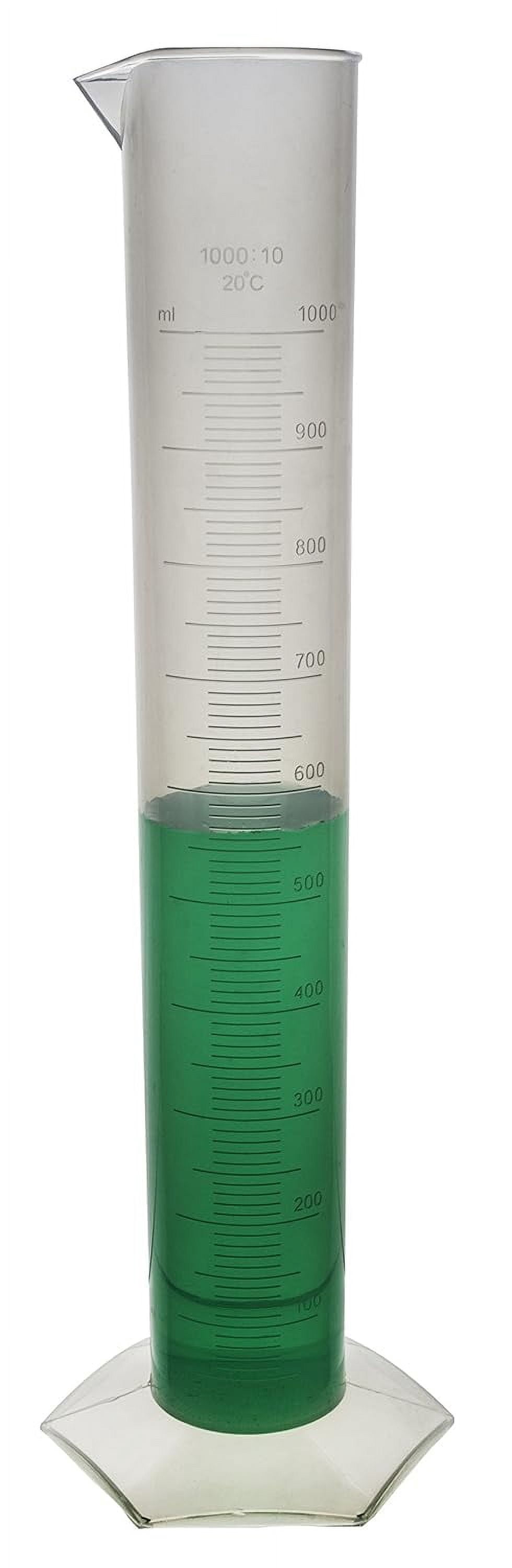 EISCO Polypropylene Autoclavable Graduated Cylinder with Hexagonal Base ...