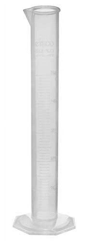 EISCO Polypropylene Graduated Cylinder, Octagonal Base, 50ml (Pack of ...