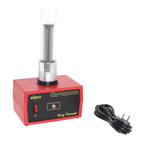 EISCO Ring Thrower - Includes 2 Aluminum Rings - Physics Study Eddy ...