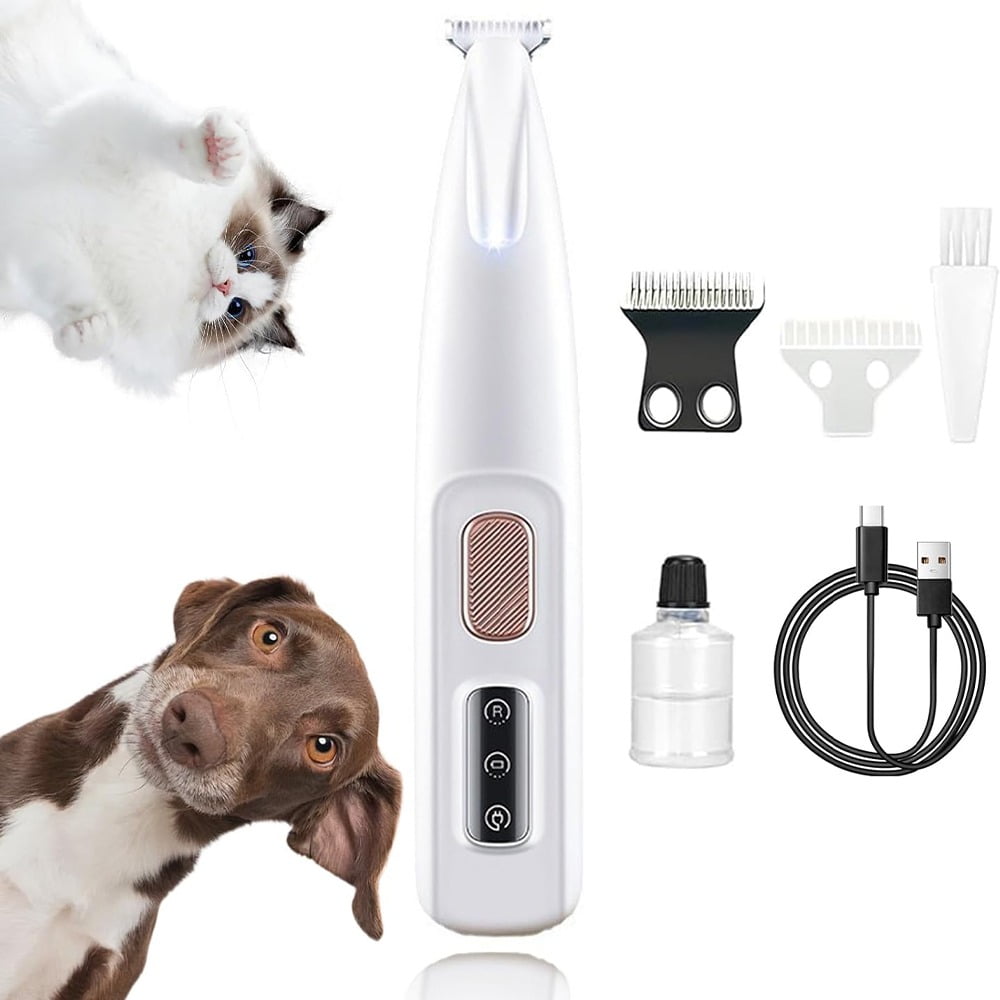 EISHOW Dog Paw Trimmer Trimmer with LED Light Ipx4 Waterproof Electric ...