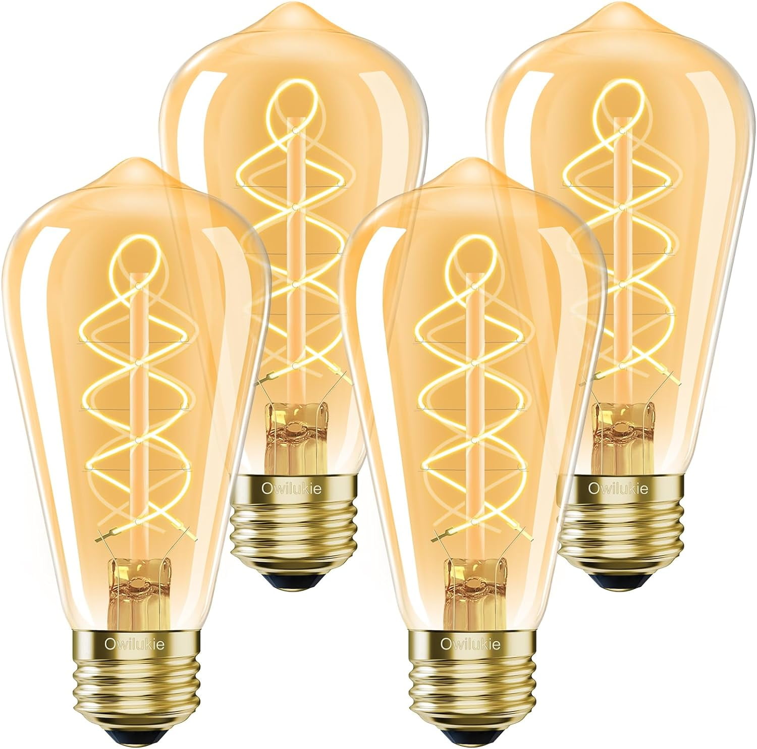 EISHOW E26 LED Bulb 4W Equivalent E26 Bulb 40 watt,Vintage Edison Bulbs ...