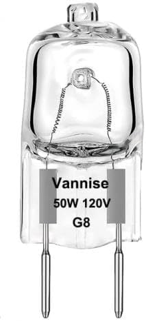 EISHOW Halogen 10 Watt 12 Volt Light Bulbs 2 Pin G4 Base-10 Pack Long ...