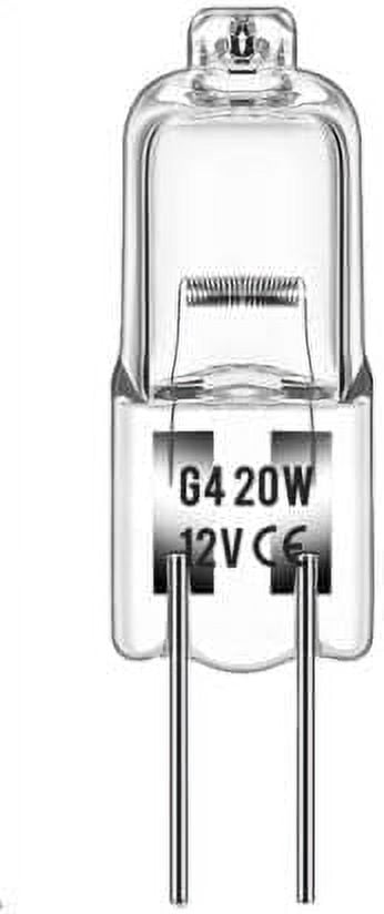 EISHOW Halogen 10 Watt 12 Volt Light Bulbs 2 Pin G4 Base-10 Pack Long ...