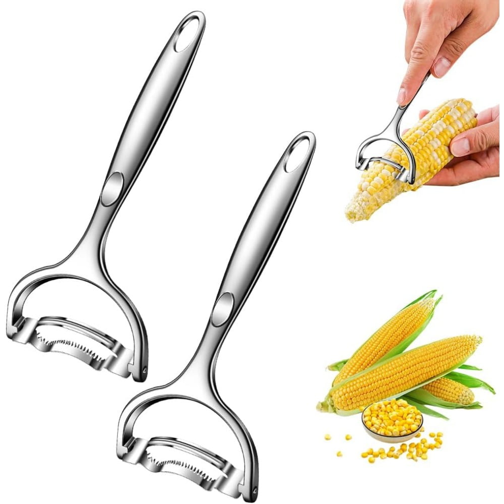 EISHOW Stainless Steel Corn Peeler New Corn on the Cob Remover Kitchen ...