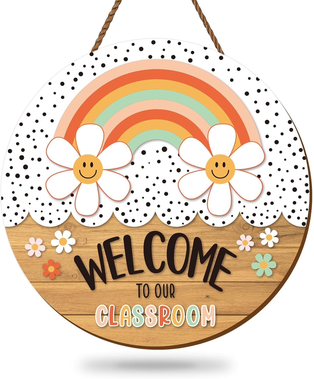 EISHOW Welcome Sign for Classroom Boho Welcome to Our Classroom Door ...