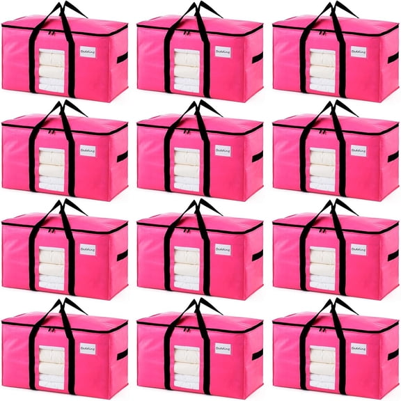 Extra Large Moving Bags, 8 Pack Silver Heavy Duty Totes for Storage ...