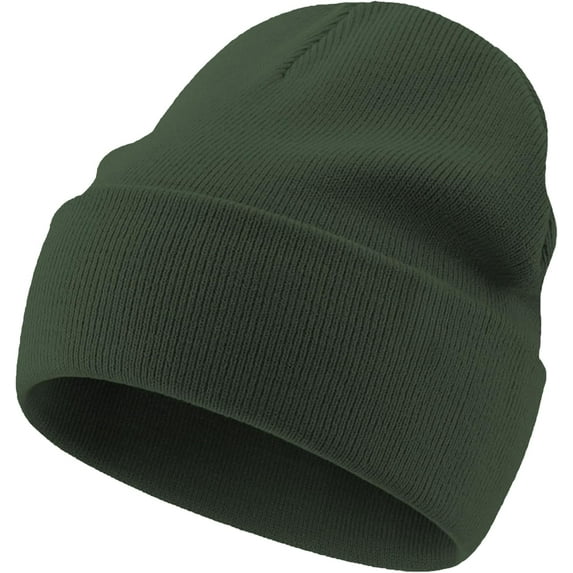 EISRUNGF- 100% Cotton Beanie Lengthen Cuffed Beanies Knit Winter Hats ...