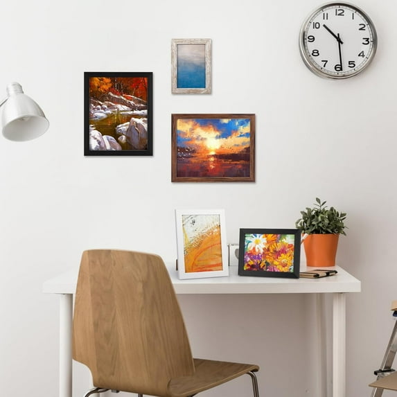 EISRUNGF- 4 Colors Picture Frames for Multiple Sizes Photos, Four 4x6 ...