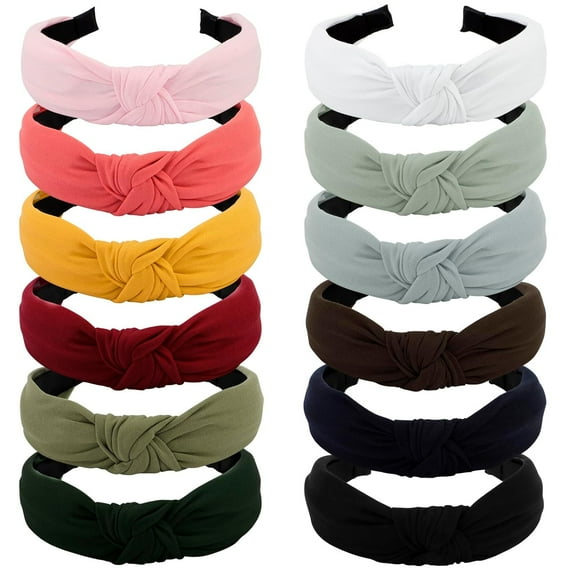 EISRUNGF- Hairband, 12 Pack Colorful Headbands for Women Non Slip Wide ...
