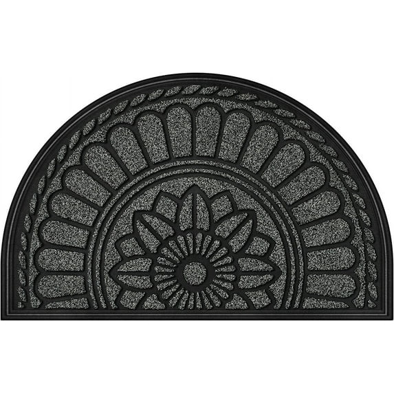 EISRUNGF- Half Round Door Mat, Non-Slip Welcome Entrance Way Durable ...