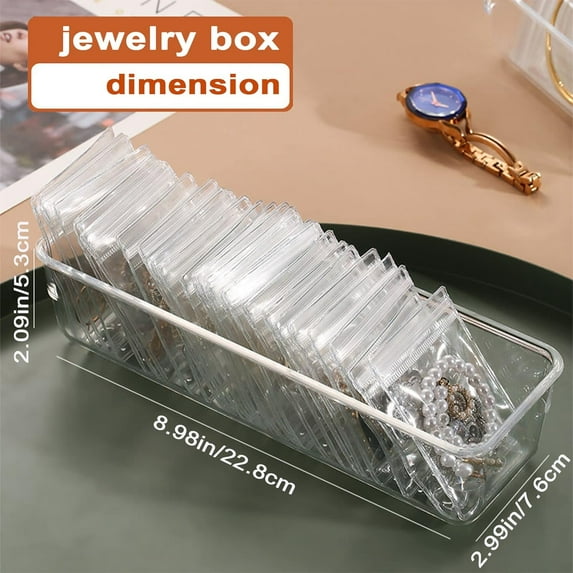 EISRUNGF- Jewelry Organizers for Women, Clear Acrylic Drawer Organizer ...