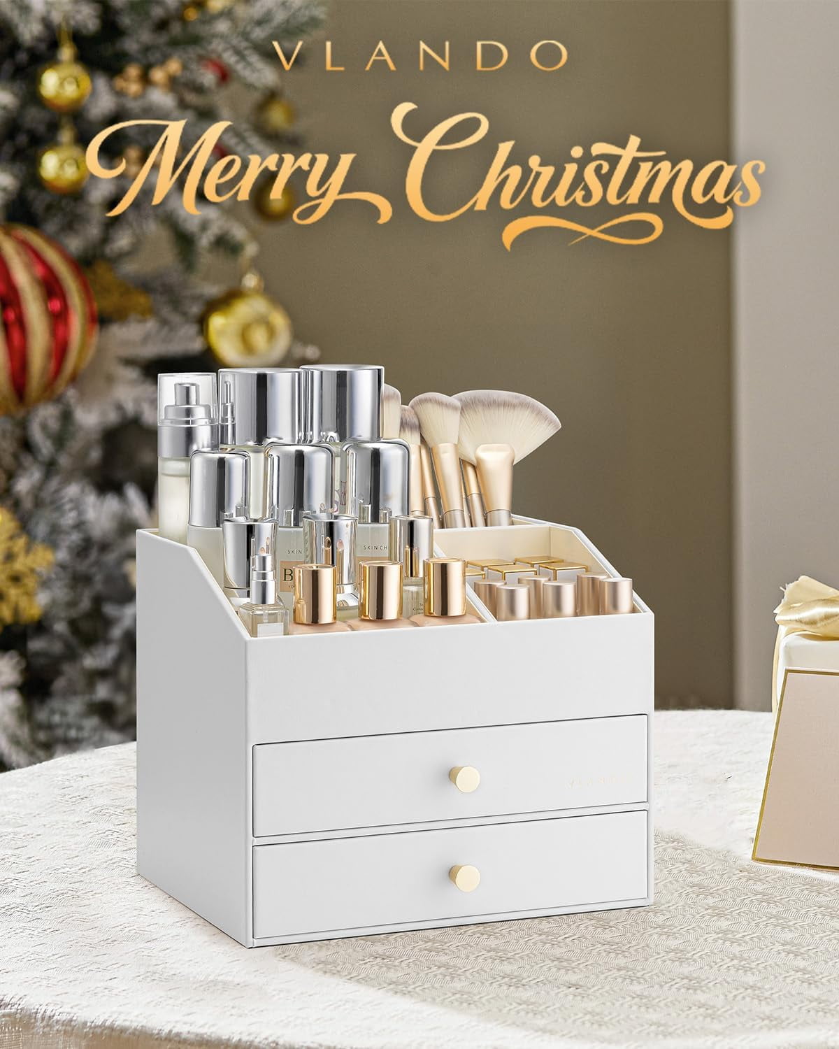 EISRUNGF- Makeup Organizer for Vanity,Large Capacity Countertop ...