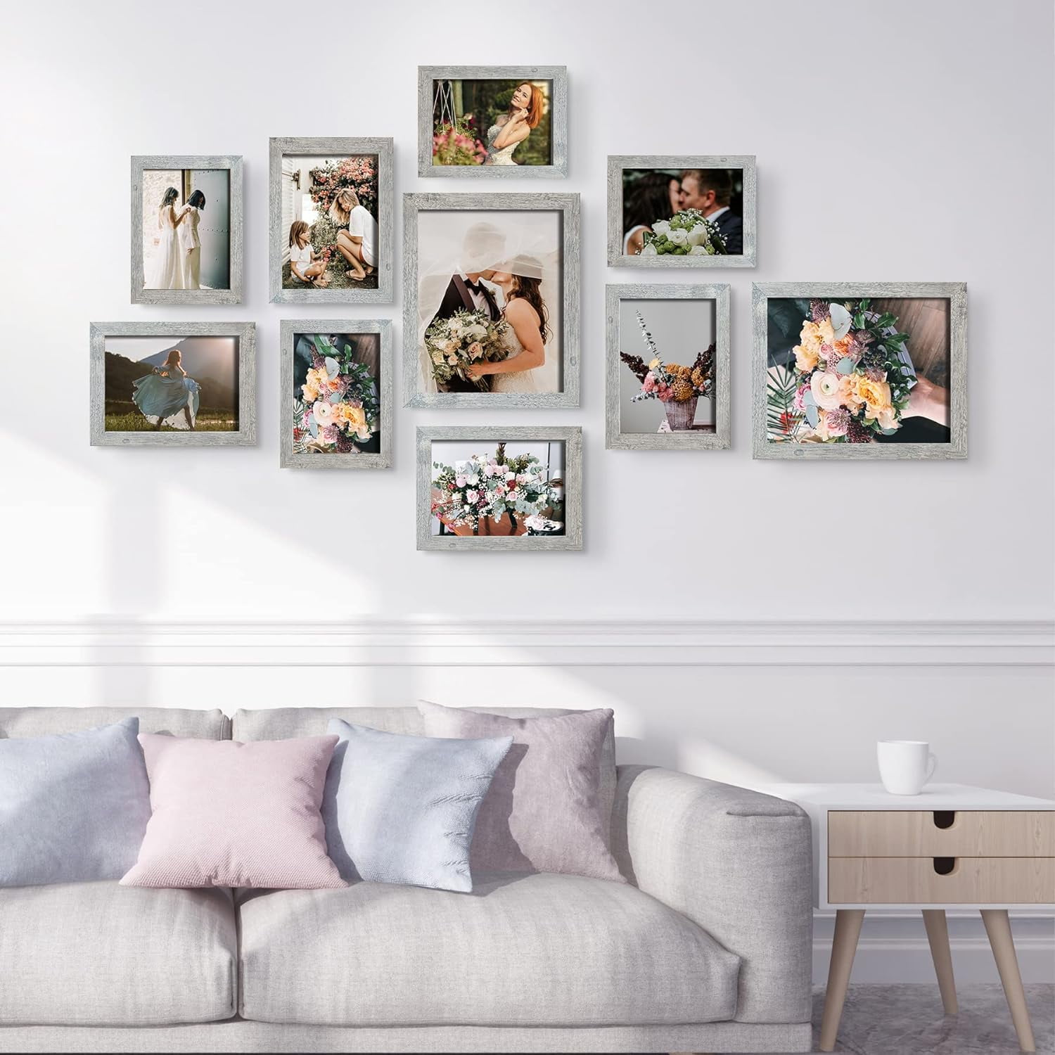 EISRUNGF- Picture Frame Set 10-Pack, Gallery Wall Frame Collage with ...
