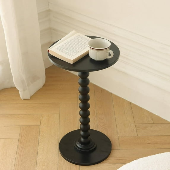 EISRUNGF- Round Side Table, Small Drink Table for Small Spaces, Modern ...