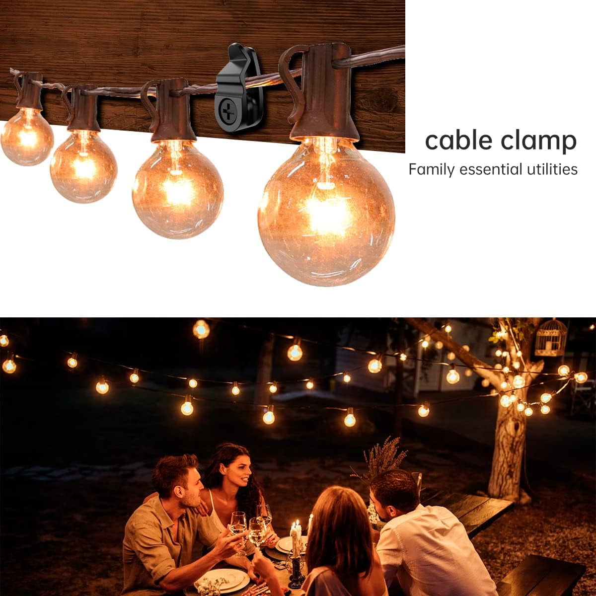 EISRUNGF- String Light Hanger Hooks,Screw in Hooks for Hanging ...