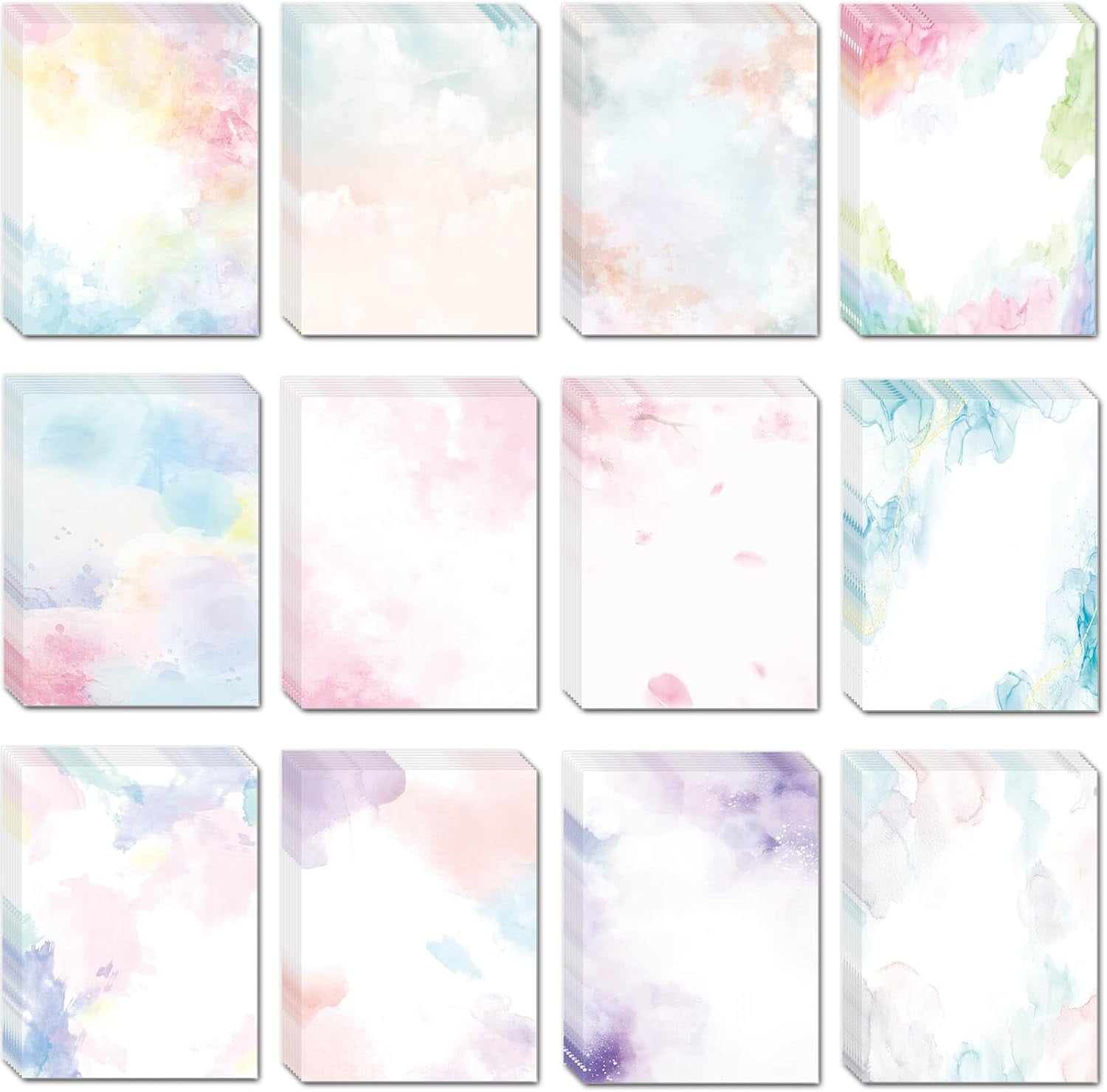 EISRUNGF- Watercolor Stationary Paper, 100 gsm Printer Paper 8.5 x 11 ...