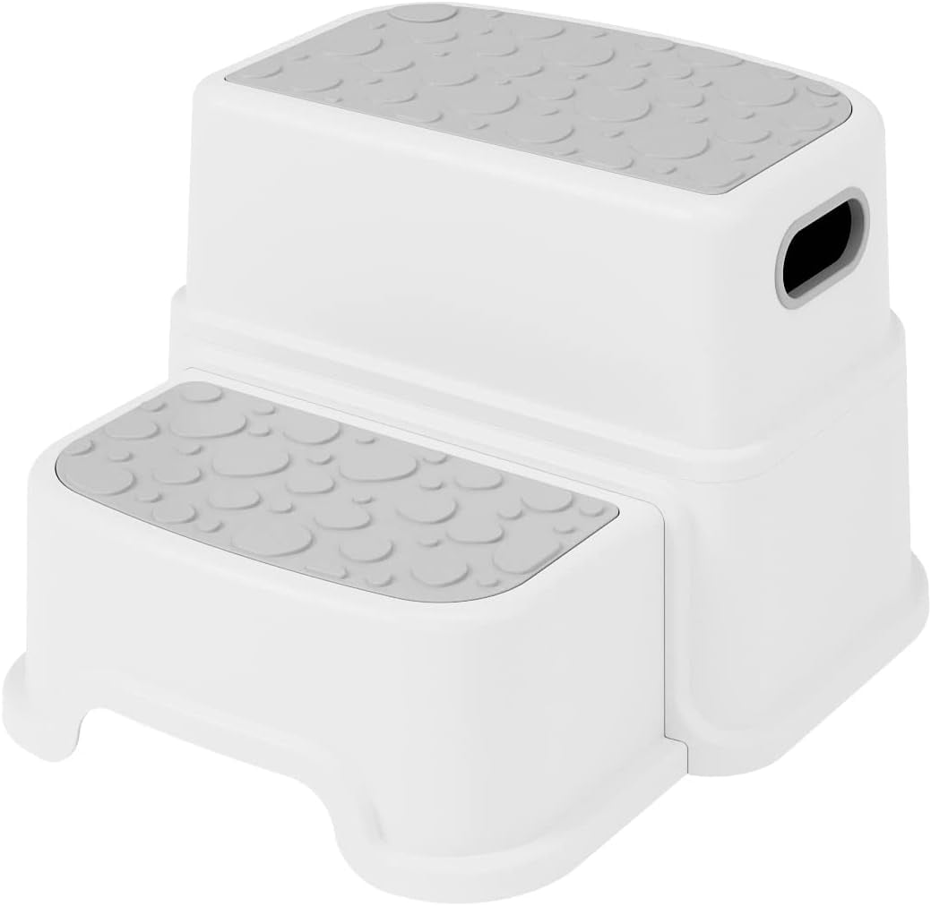 EIYEHOOMBIU 2 Step Kids Toddler Potty Training Step Stool for Bathroom ...