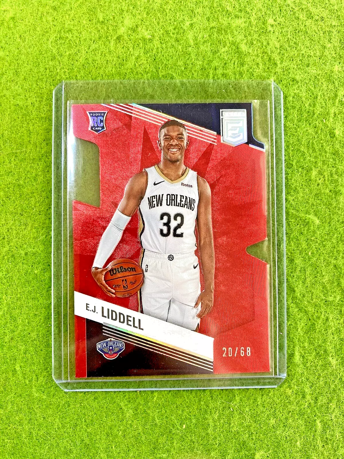 EJ Liddell RED FOIL ROOKIE CARD # /68 SSP RC 2022 Elite E.J. LIDDELL ...