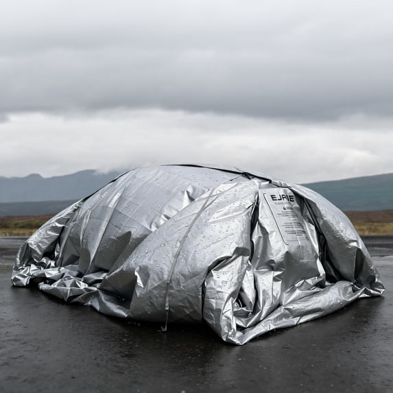 EJAEE Universal Waterproof Car Cover Full Enclosed Flood Protection Car ...