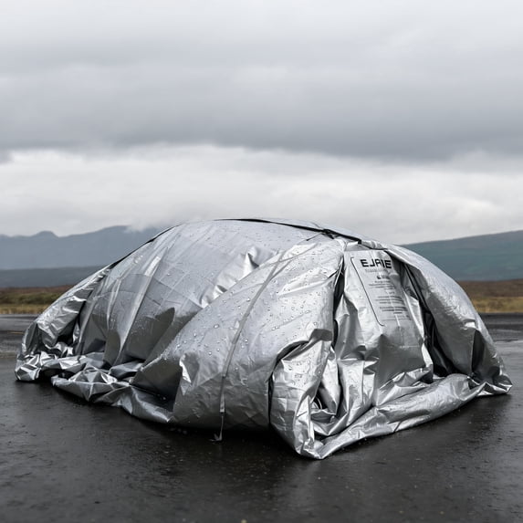 EJAEE Universal Waterproof Car Cover Full Enclosed Flood Protection Car ...