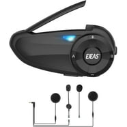 EJEAS Q2 Motorcycle Helmet Intercom 2 Person Two-way Bluetooth Headset ...