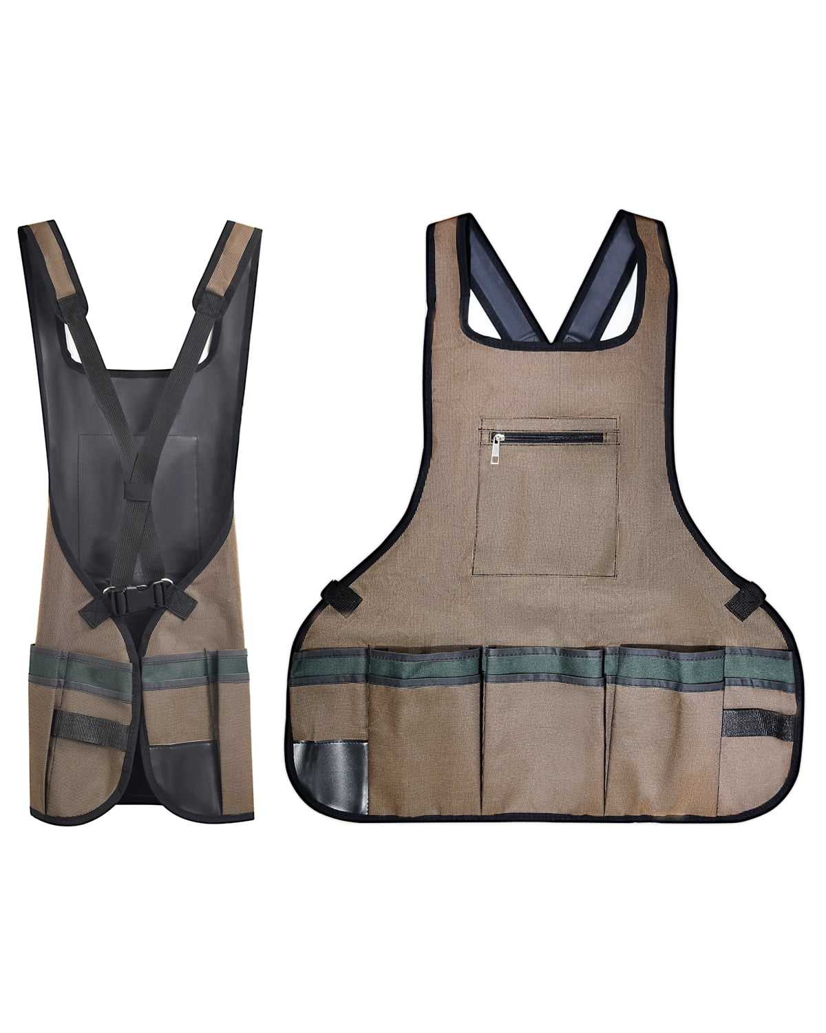 EJWOX Garden Work Apron with Pockets,Great Gardening Gifts for Women ...