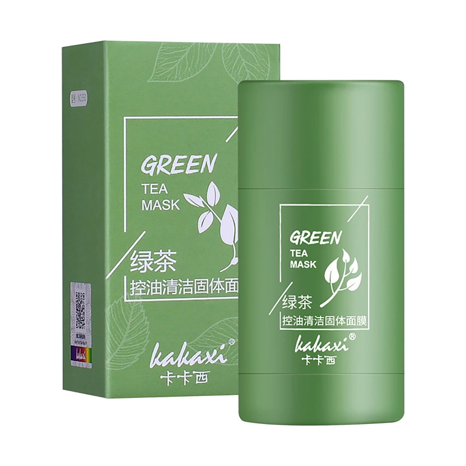 EJWQWQE Green Tea Mask Stick Poreless Deep Cleanse Mask Stick Blackhead ...