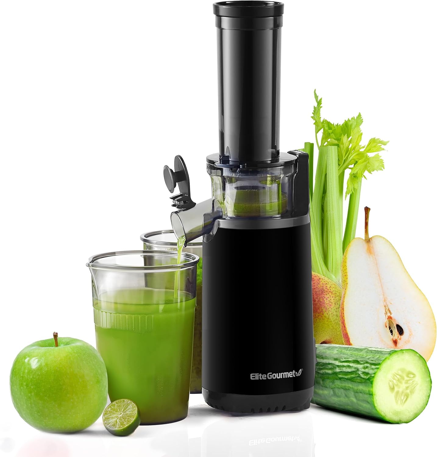 EJX600 Compact Small Space-Saving Masticating Slow Juicer Cold Press ...