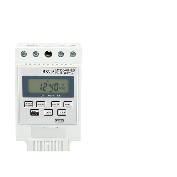 EJYWPSWD 220v /110v/12v/24/230v Digital Parogrammable Timer Time Switch Relay with 10 Times per ...
