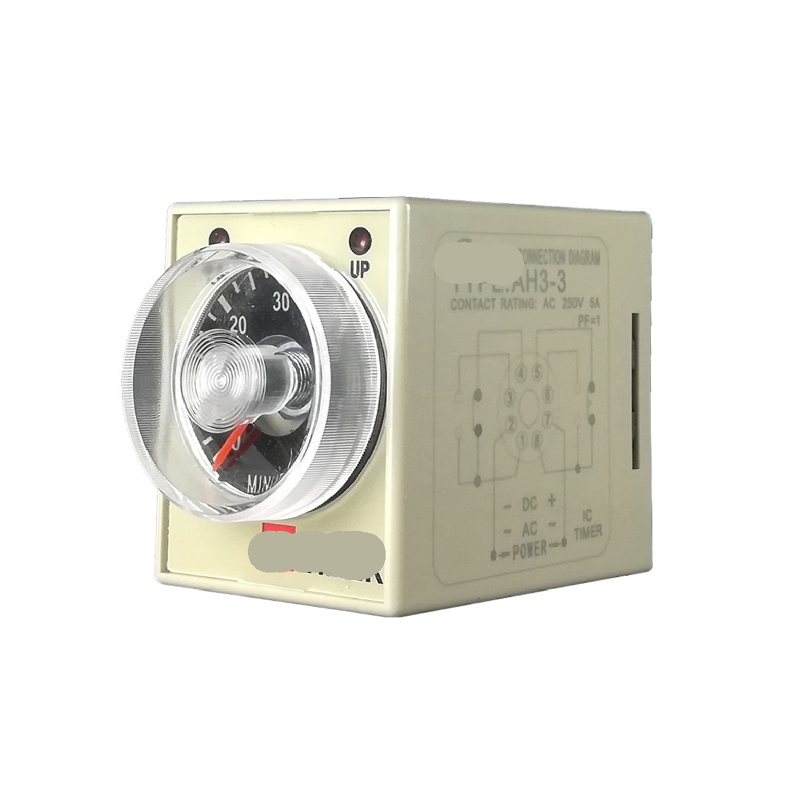 EJYWPSWD 220vac Dc Universal Ah3-3 Delay Timer Time Relay off Delay ...
