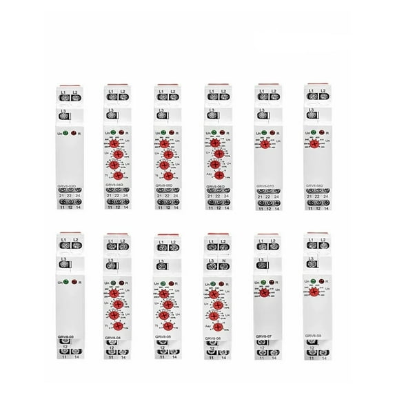 EJYWPSWD 3 Phase Voltage Protection Relay Phase Sequence Phase Failure ...