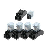 EJYWPSWD 5sets My3nj Hh53p Ac Dc 12v 24v 110v 220v Ac Coil Power Relay General Purpose Mini ...