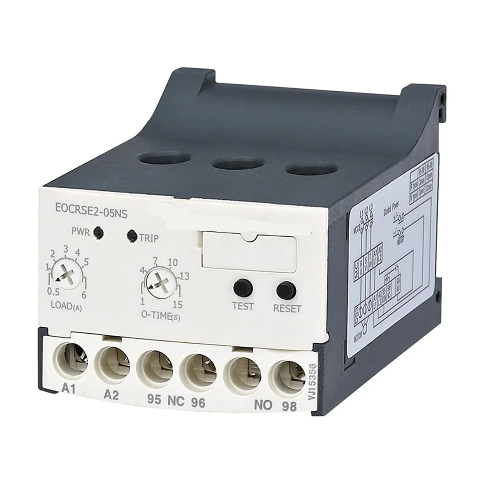 EJYWPSWD EOCRSE2 Slim Electronic Overload Relay Motor Protector Thermal ...