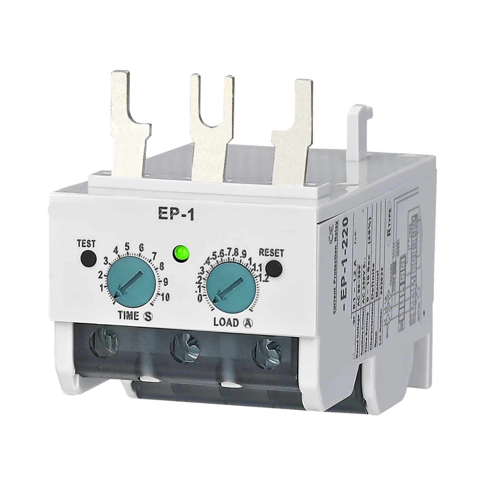 EJYWPSWD EP Electronic Overload Relay Motor Protector Thermal Overload ...