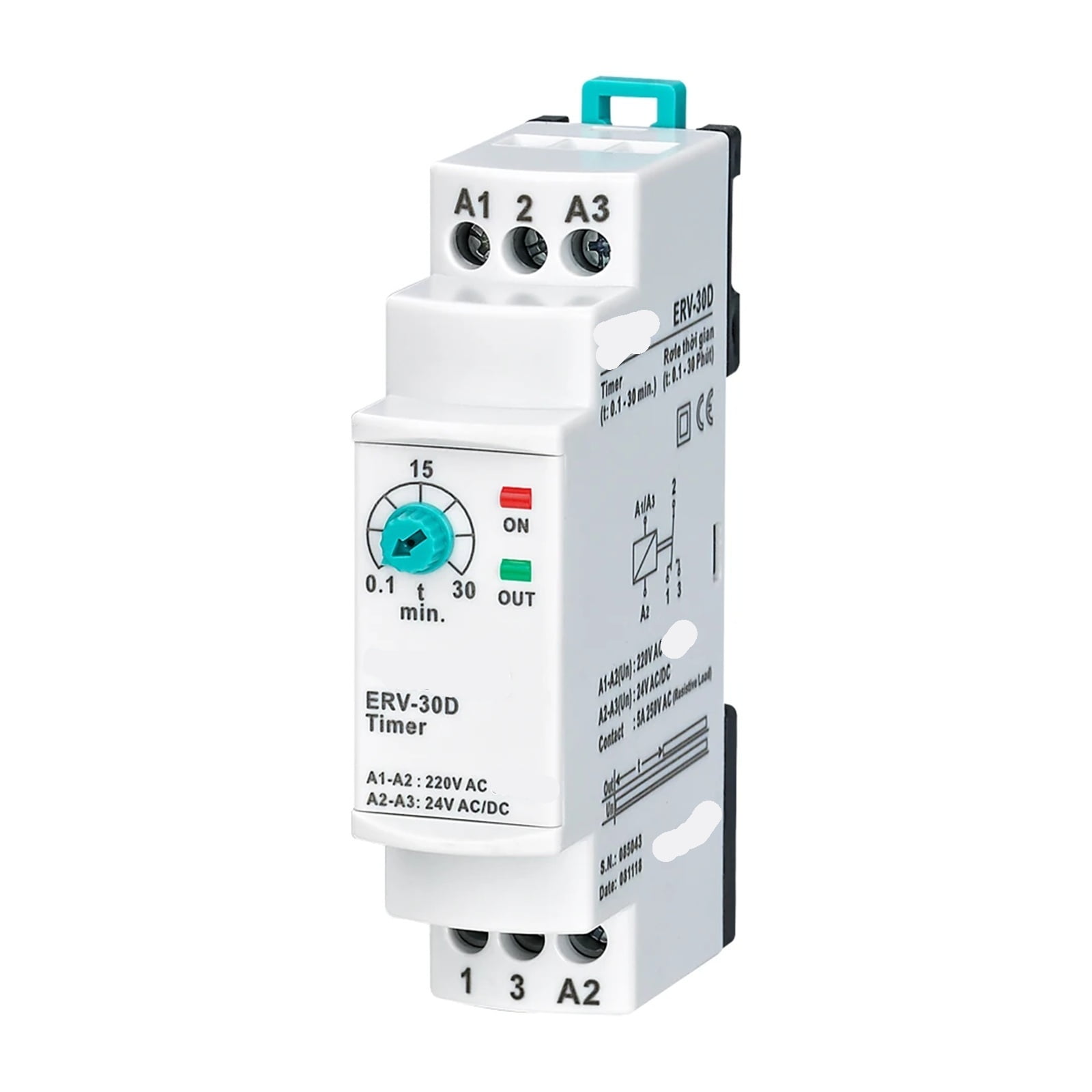 EJYWPSWD ERVXX oN Delay Time Relay Electronic Adjustable - Walmart.com
