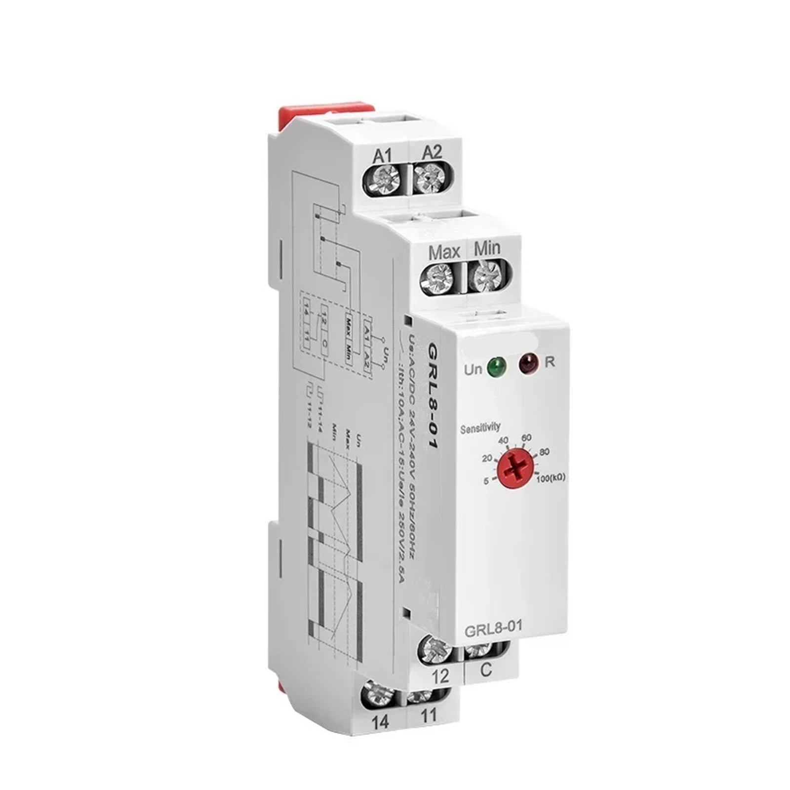 EJYWPSWD GRL8 Water Level Control Relay with Stainless Sensor AC/DC24V ...