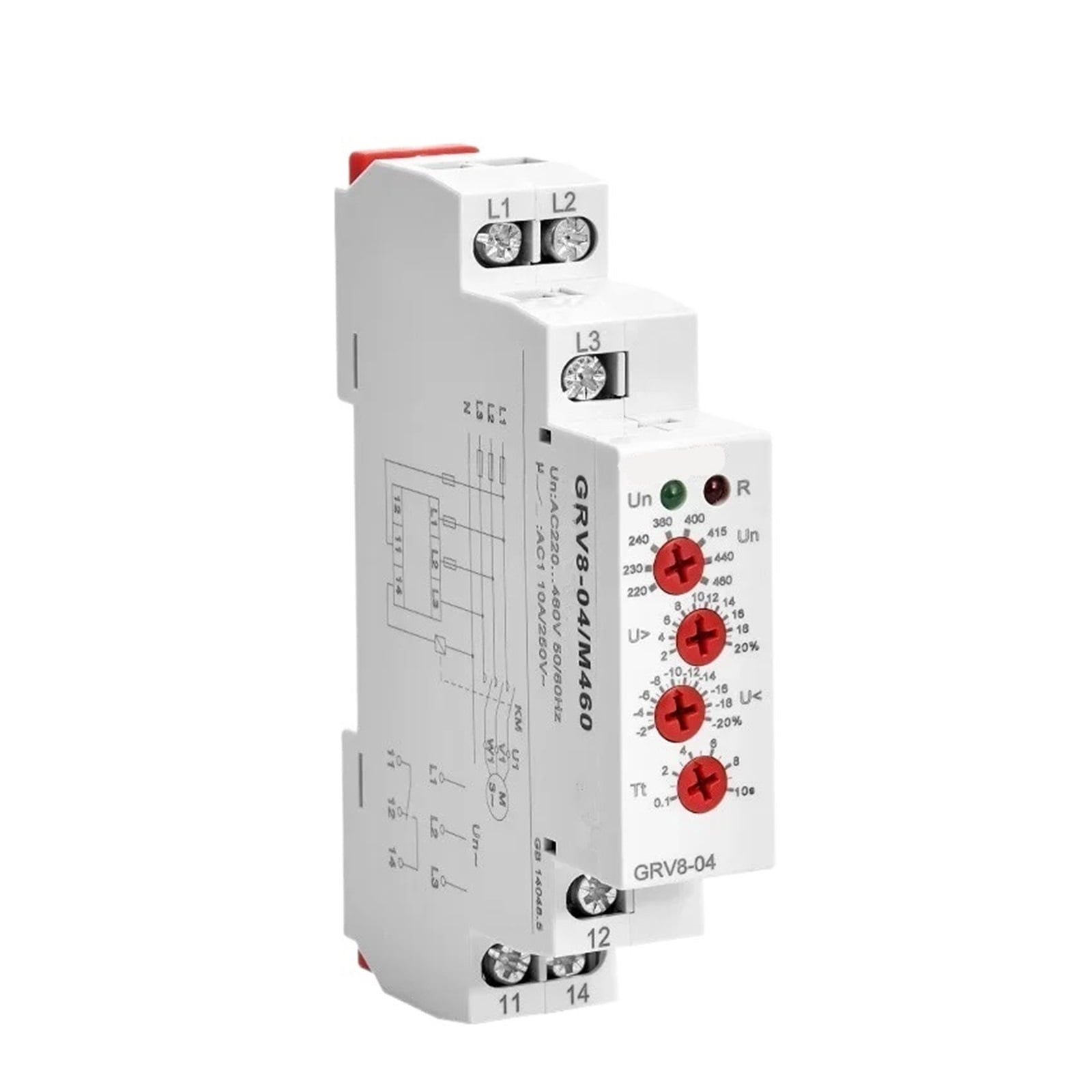 EJYWPSWD GRV8-04 Three Phase Voltage Control Relay Phase Sequence Phase Failure over Voltage ...