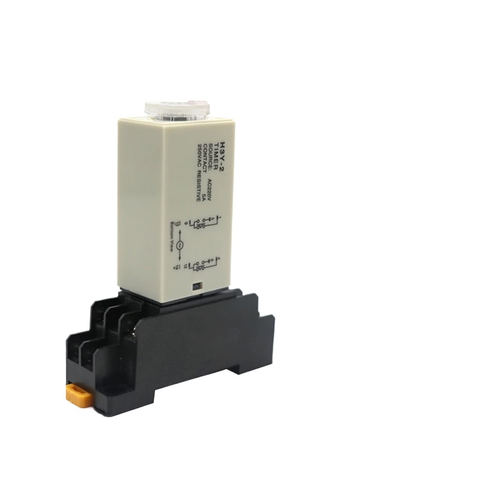 EJYWPSWD H3y-2 Ac220v Delay Timer with Base Socket Power-On Delay ...