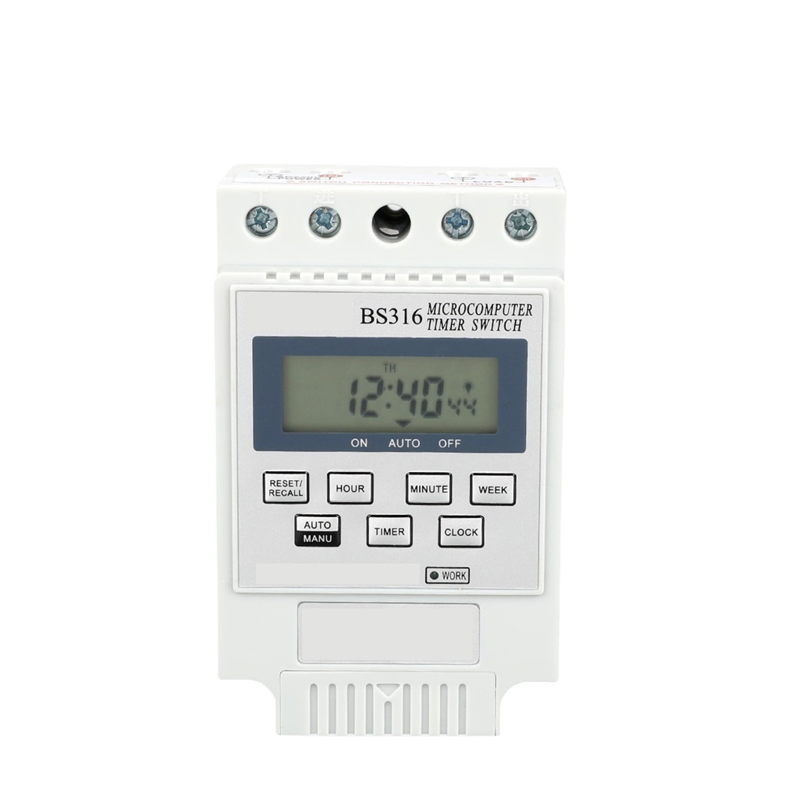 EJYWPSWD Microcomputer Timer Switch 24 Hours 220V Light Timer Switch ...