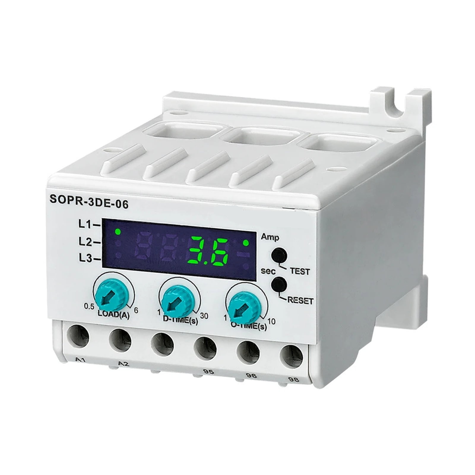 EJYWPSWD SOPR-3DE Digital Overload Relay Motor Protector Thermal ...